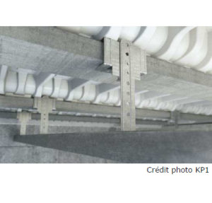 KP1 – Plafonds suspendus sous plancher – Suspente LX12 – Produits Gallery