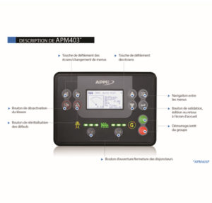 KOHLER-SDMO – Domotique – coffret de commande APM403 – Produits Gallery