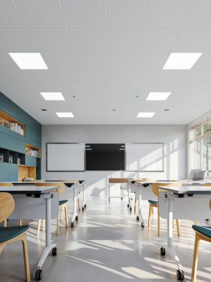 Knauf Ceiling Solutions – Plafonds acoustiques TOPIQ® Alpha – Produits Gallery